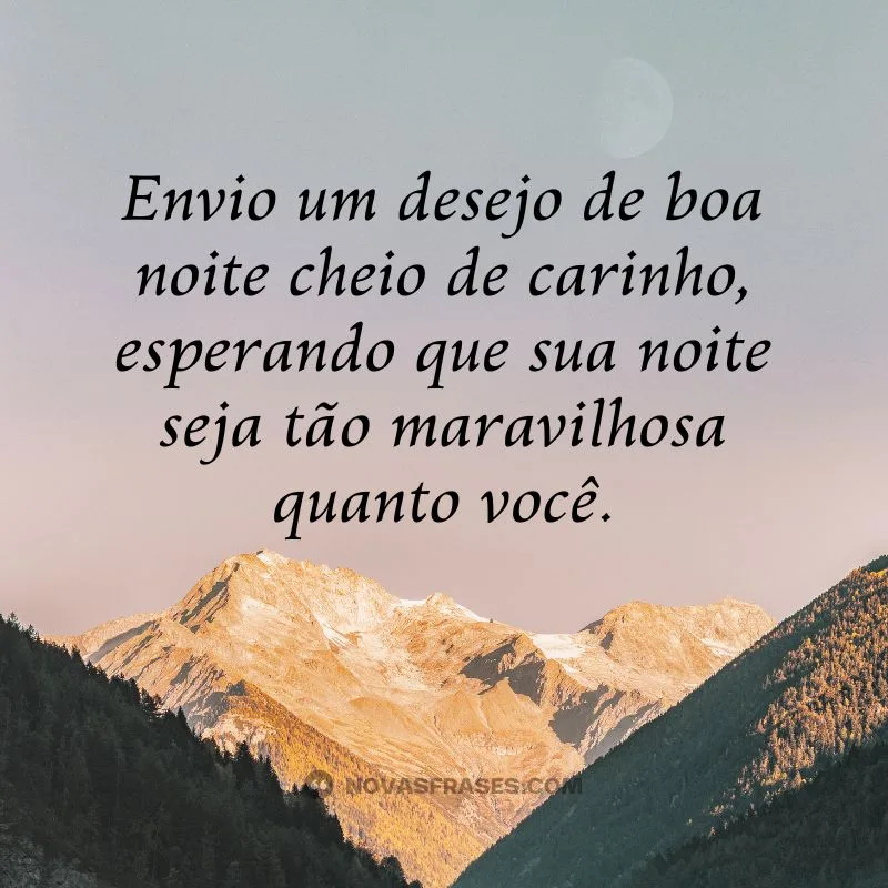 Boa noite com carinho: 47 frases para uma noite feliz