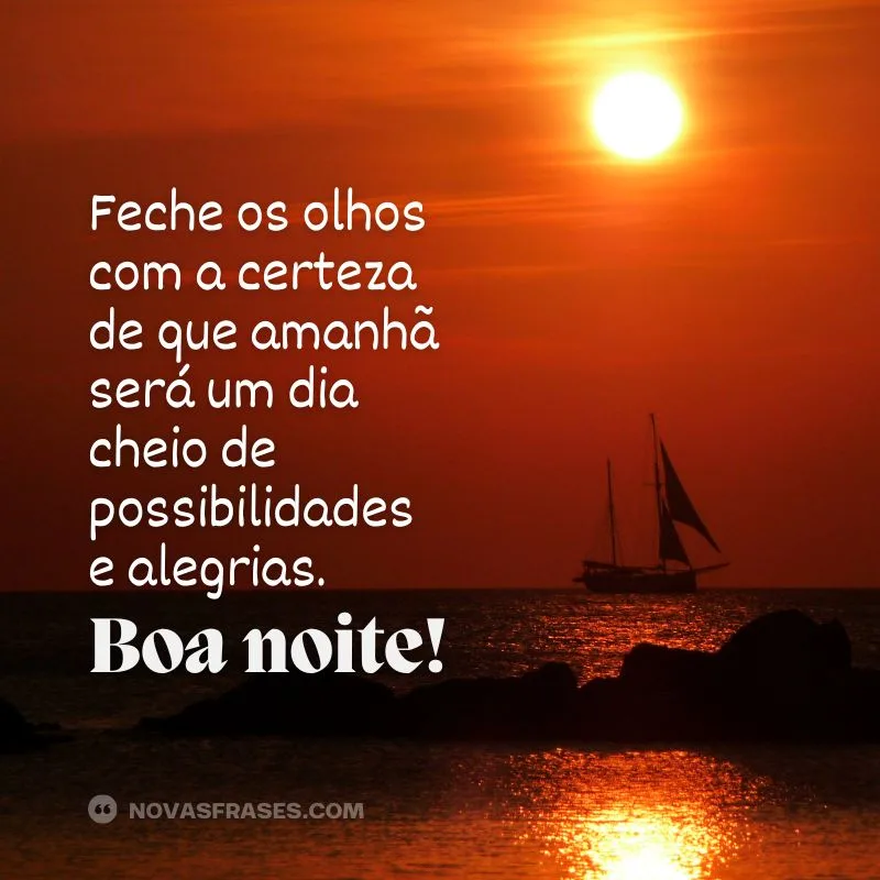 Boa noite com carinho: 47 frases para uma noite feliz