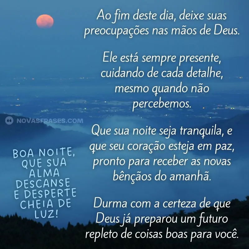 35 mensagens de boa noite com imagens